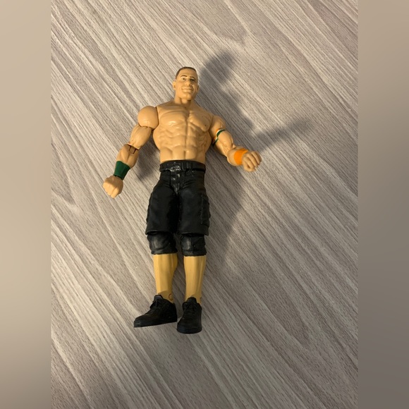 Toys | 213 Mattel Wwe John Cena 7 Action Figure L Green Orange Armwrist ...